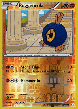 Roggenrola Boosterserien Einzelkarten Pokemon MAWO CARDS