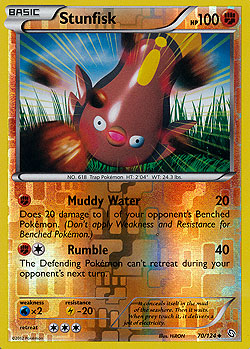 Stunfisk Boosterserien Einzelkarten Pokemon MAWO CARDS