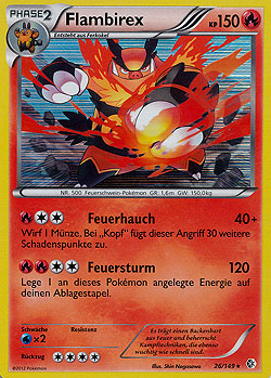 Flambirex Überschrittene Schwellen Boosterserien Einzelkarten Pokemon ...