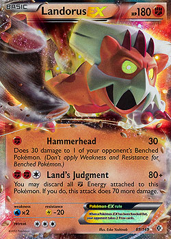 Landorus EX Boosterserien Einzelkarten Pokemon MAWO CARDS
