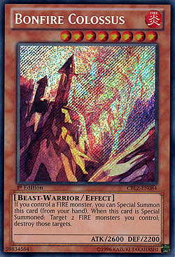 Bonfire Colossus Cosmo Blazer Boosterserien Einzelkarten Yu-Gi-Oh! MAWO ...