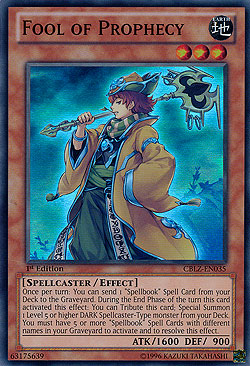 Fool of Prophecy Cosmo Blazer Boosterserien Einzelkarten Yu-Gi-Oh! MAWO ...