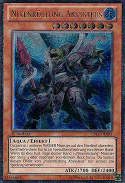 Nixenrüstung Abyssteus Cosmo Blazer Boosterserien Einzelkarten Yu-Gi-Oh ...