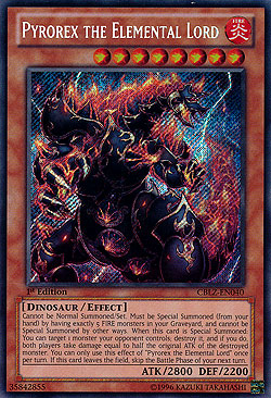 Pyrorex the Elemental Lord Cosmo Blazer Boosterserien Einzelkarten Yu ...