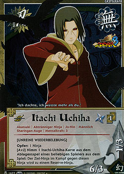 Itachi Uchiha Ultimate Ninja Storm 3 Boosterserien Einzelkarten Naruto ...