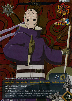 Tobi Ultimate Ninja Storm 3 Boosterserien Einzelkarten Naruto MAWO CARDS