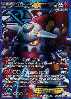 Heatran EX Plasma-Frost Boosterserien Einzelkarten Pokemon MAWO CARDS
