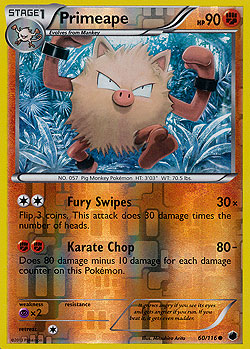 Primeape Plasma-Frost Boosterserien Einzelkarten Pokemon MAWO CARDS