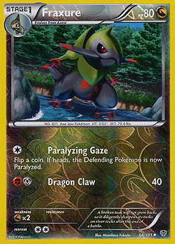 Fraxure Plasma-Blaster Boosterserien Einzelkarten Pokemon MAWO CARDS