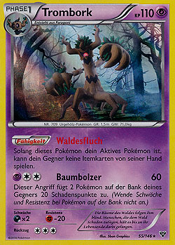 Trombork XY01 Boosterserien Einzelkarten Pokemon MAWO CARDS