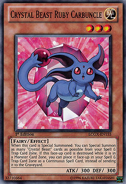 Crystal Beast Ruby Carbuncle Legendary Collection 2 Legendary ...
