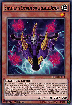 Superheavy Samurai Soulbreaker Armor The New Challengers Boosterserien Einzelkarten Yu-Gi-Oh ...