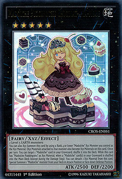 Madolche Puddingcess Chocolat-a-la-Mode Crossed Souls Boosterserien Einzelkarten Yu-Gi-Oh! MAWO ...