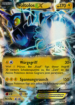 Voltolos EX Aufstreben der Mächtigen Boosterserien Einzelkarten Pokemon ...
