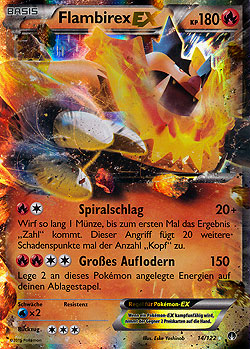 Flambirex EX TURBOfieber Boosterserien Einzelkarten Pokemon MAWO CARDS