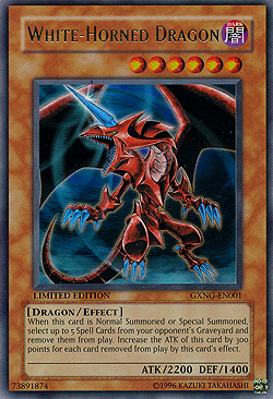 White-Horned Dragon GX Next Generation Promo-Karten Einzelkarten Yu-Gi ...