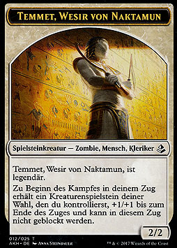 Temmet, Wesir von Naktamun - Token Amonkhet Boosterserien Einzelkarten ...