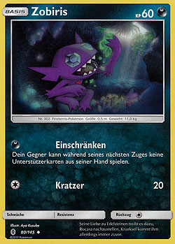 Zobiris Stunde der Wächter Boosterserien Einzelkarten Pokemon MAWO CARDS