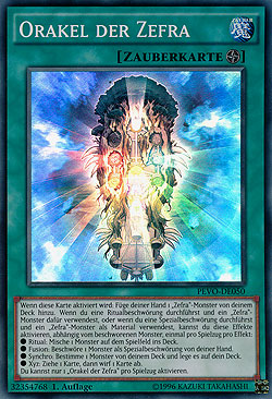 Orakel der Zefra Pendulum Evolution Special Editions Einzelkarten Yu-Gi ...