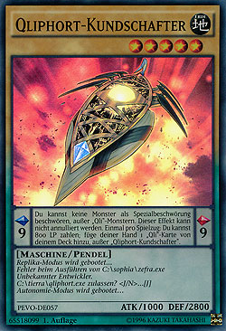 Qliphort-Kundschafter Pendulum Evolution Special Editions Einzelkarten ...