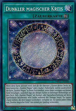 Dunkler magischer Kreis Mega Tin 2017 Mega Tins Einzelkarten Yu-Gi-Oh ...
