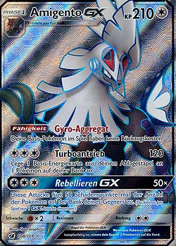 Amigento GX Aufziehen der Sturmröte Boosterserien Einzelkarten Pokemon ...
