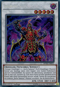 Legendäre Sechs Samurai - Shi En Spirit Warriors Special Editions Einzelkarten Yu-Gi-Oh! MAWO CARDS