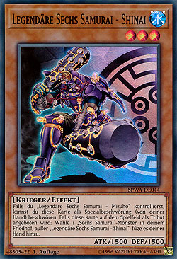 Legendäre Sechs Samurai - Shinai Spirit Warriors Special Editions Einzelkarten Yu-Gi-Oh! MAWO CARDS