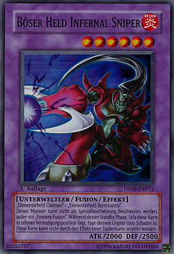 Böser Held Infernal Sniper Duelist Pack Jaden Yuki 3 Duelist Packs ...