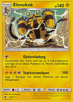 Elevoltek HS Triumphant Boosterserien Einzelkarten Pokemon MAWO CARDS