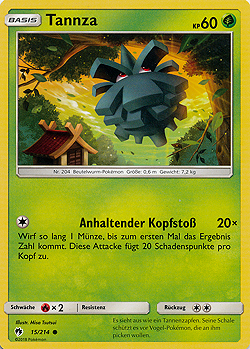 Tannza Echo des Donners Boosterserien Einzelkarten Pokemon MAWO CARDS