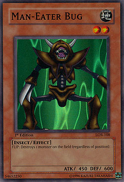 Man Eater Bug Legend of Blue-Eyes White Dragon - US Boosterserien Yugi ...