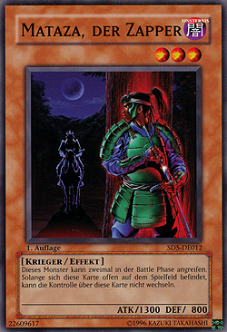 Mataza, der Zapper Warrior's Triumph Structure Decks Einzelkarten Yu-Gi ...