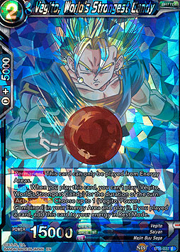 Vegito, World's Strongest Candy Destroyer Kings Boosterserien ...