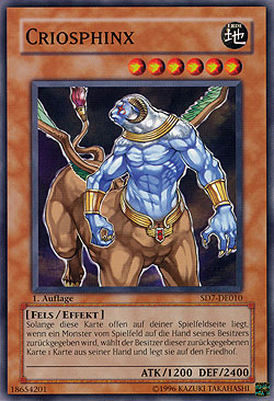 Criosphinx Invincible Fortress Structure Decks Einzelkarten Yu-Gi-Oh ...