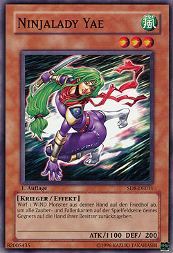 Ninjalady Yae Lord of the Storm Structure Decks Einzelkarten Yu-Gi-Oh ...