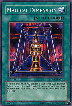 Magical Dimension Spellcaster's Command Structure Decks Einzelkarten Yu ...