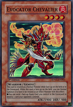 Evocator Chevalier Warrior's Strike Structure Decks Einzelkarten Yu-Gi ...