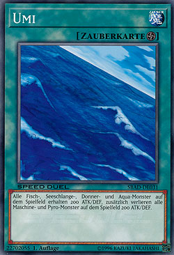 Umi Attack from the Deep Speed Duel Einzelkarten Yu-Gi-Oh! MAWO CARDS