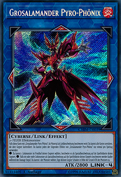 Grosalamander Pyro-Phönix Chaos Impact Boosterserien Einzelkarten Yu-Gi ...