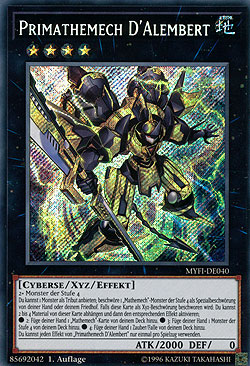 Primathemech D'Alembert Mystic Fighters Special Editions Einzelkarten ...