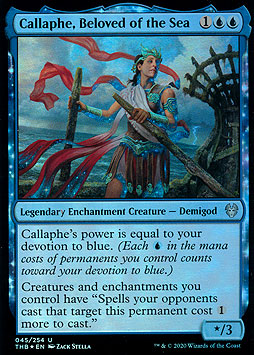 Callaphe, Beloved of the Sea Theros Jenseits des Todes Boosterserien Einzelkarten Magic MAWO CARDS