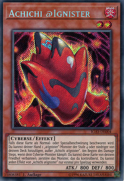 Achichi @Ignister Ignition Assault Boosterserien Einzelkarten Yu-Gi-Oh ...