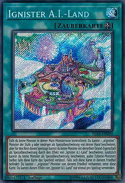 Ignister A.I.-Land Ignition Assault Boosterserien Einzelkarten Yu-Gi-Oh ...
