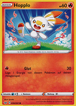 Hopplo Schwert & Schild Boosterserien Einzelkarten Pokemon MAWO CARDS