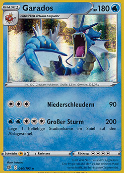 Garados Hoheit der Drachen Boosterserien Einzelkarten Pokemon MAWO CARDS