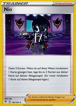 Nio Farbenschock Boosterserien Einzelkarten Pokemon MAWO CARDS