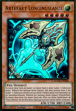 Artefakt Longinuslanze Maximum Gold Gold Series Einzelkarten Yu-Gi-Oh ...