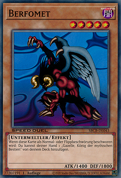 Berfomet Battle City Box Speed Duel Einzelkarten Yu-Gi-Oh! MAWO CARDS