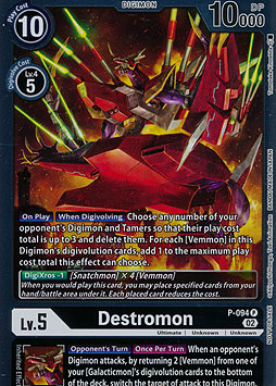 Destromon Promokarten Promokarten Einzelkarten Digimon MAWO CARDS